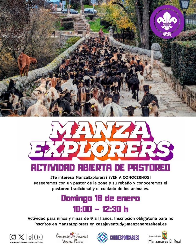 ACTIVIDAD ABIERTA DE PASTOREO ¿Te interesa ManzaExplorers ¡VEN A ...