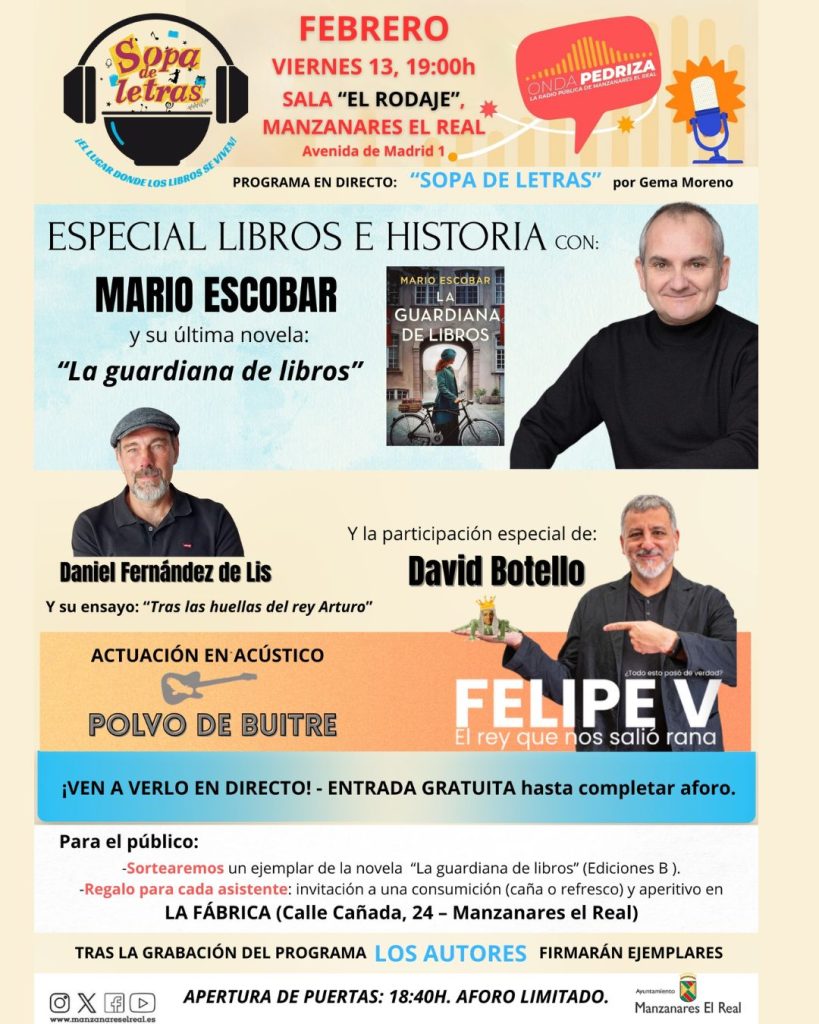 SOPA DE LETRAS: ESPECIAL LIBROS E HISTORIA - Ayuntamiento de Manzanares ...